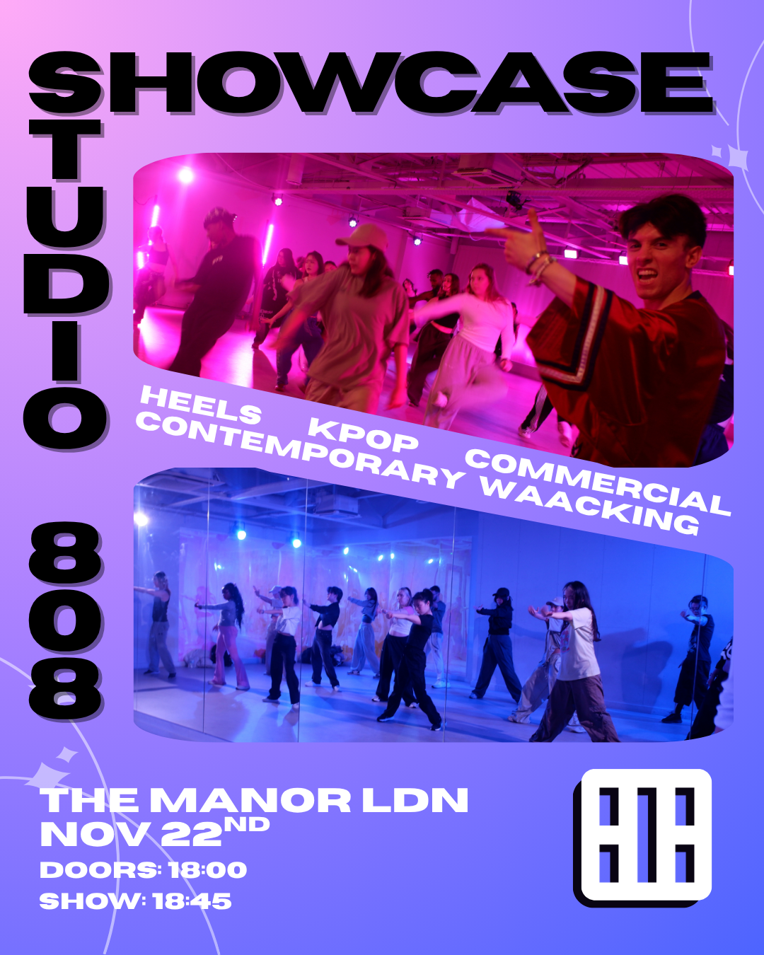 808 Showcase Programme – Studio 808